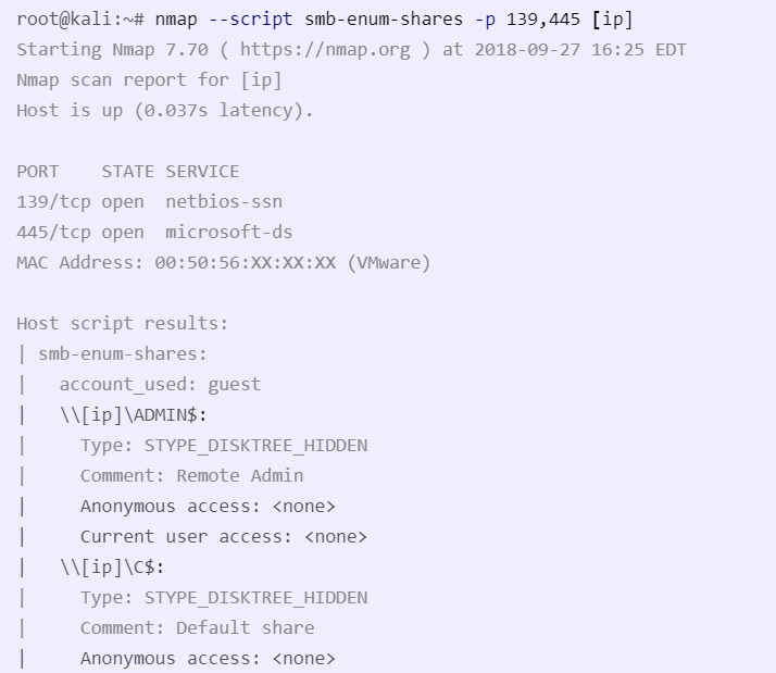Windows: SMB Enumeration